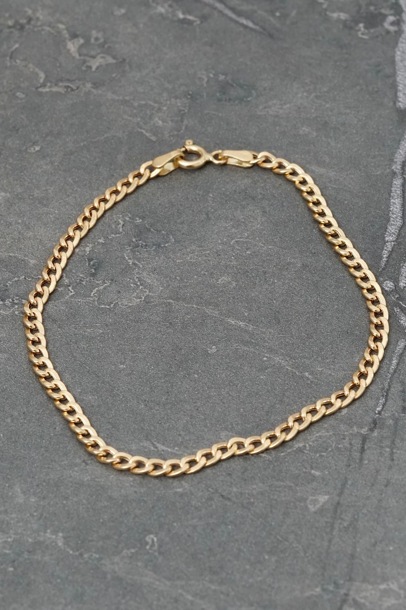 Pulso cubano 1,75gr, Ancho 3,1 mm, Oro Italiano – BRACARLI